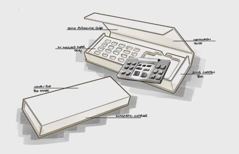 Philips Mammography Keypad - Curis Design
